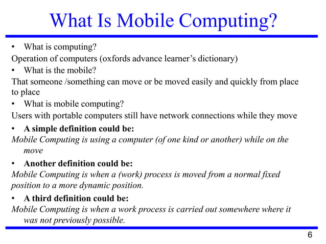 CS8601 MOBILE COMPUTING | PDF
