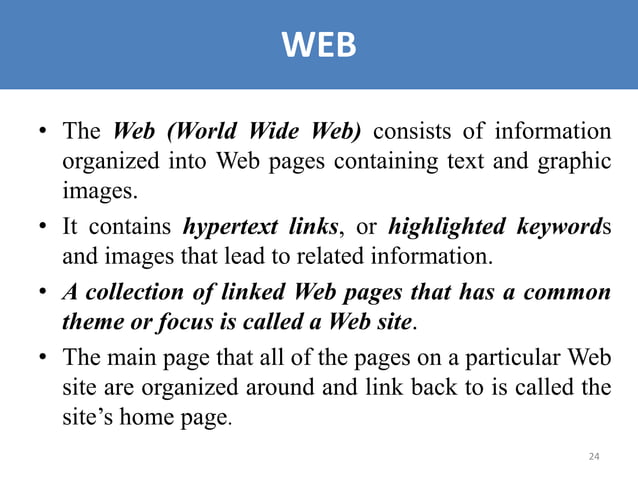 CS8651 Internet Programming - Basics of HTML, HTML5, CSS | PPTX