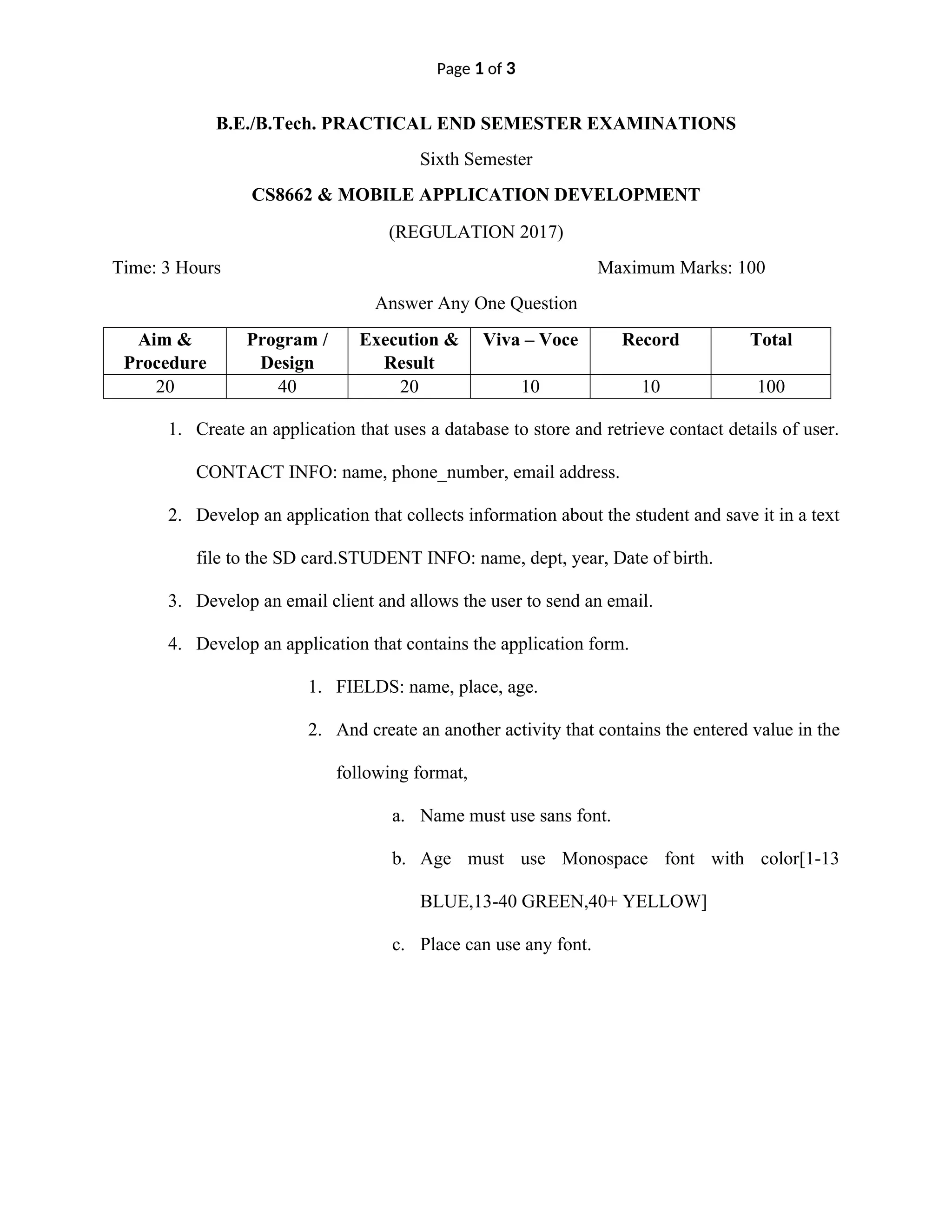 object oriented software engineering question paper.docx