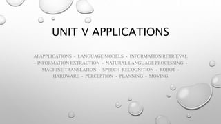 CS8691 – Artificial Intelligence unit questions | PPTX