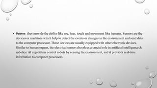 CS8691 – Artificial Intelligence unit questions | PPTX