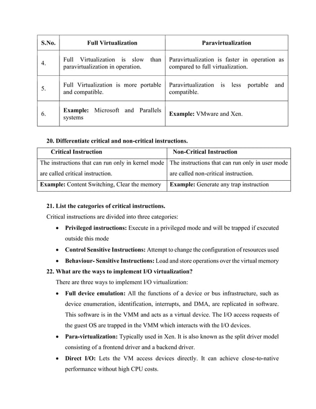CS8791 Cloud Computing - Question Bank | PDF