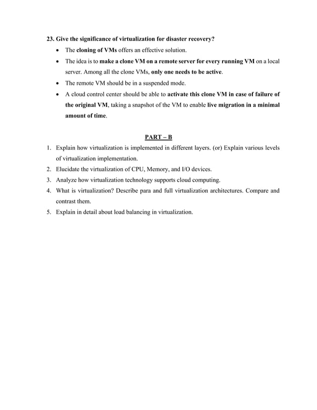Cs8791 Cloud Computing Question Bank Pdf