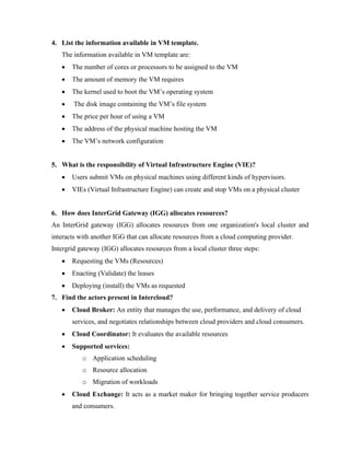 CS8791 Cloud Computing - Question Bank | PDF