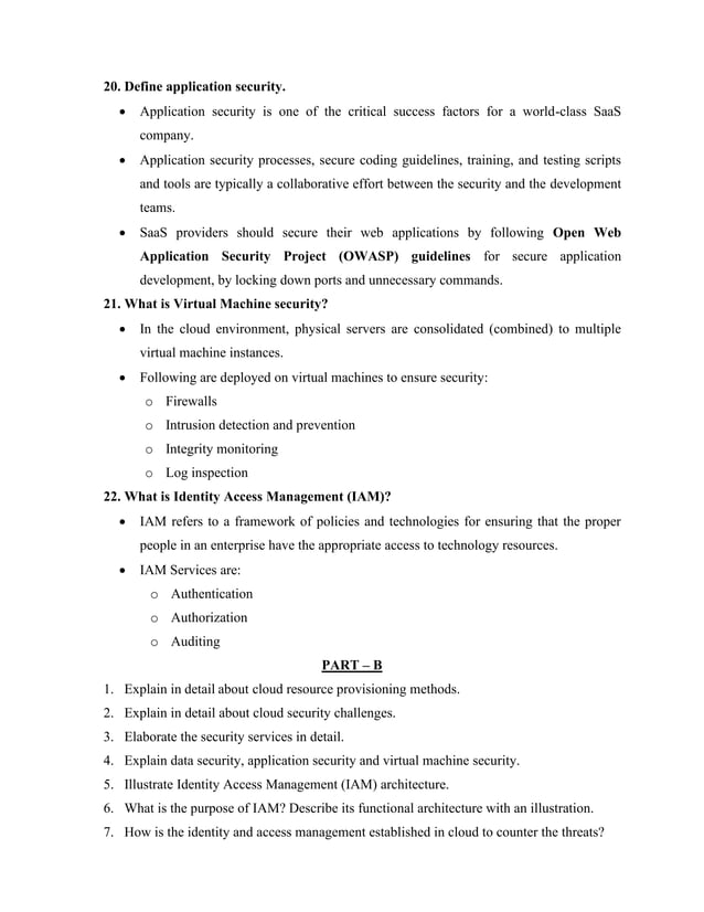 CS8791 Cloud Computing - Question Bank | PDF