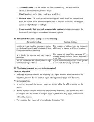 CS8791 Cloud Computing - Question Bank | PDF