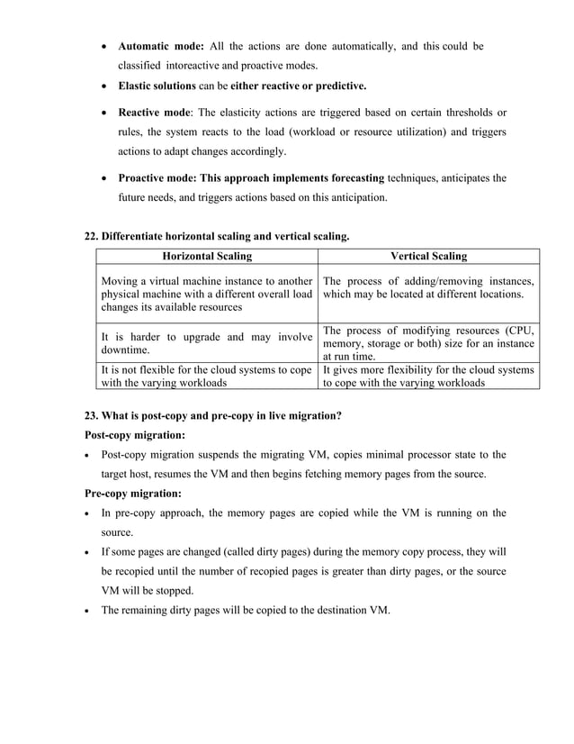 CS8791 Cloud Computing - Question Bank | PDF