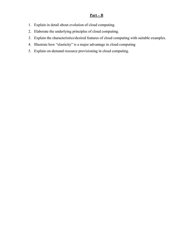 Cs8791 Cloud Computing Question Bank Pdf