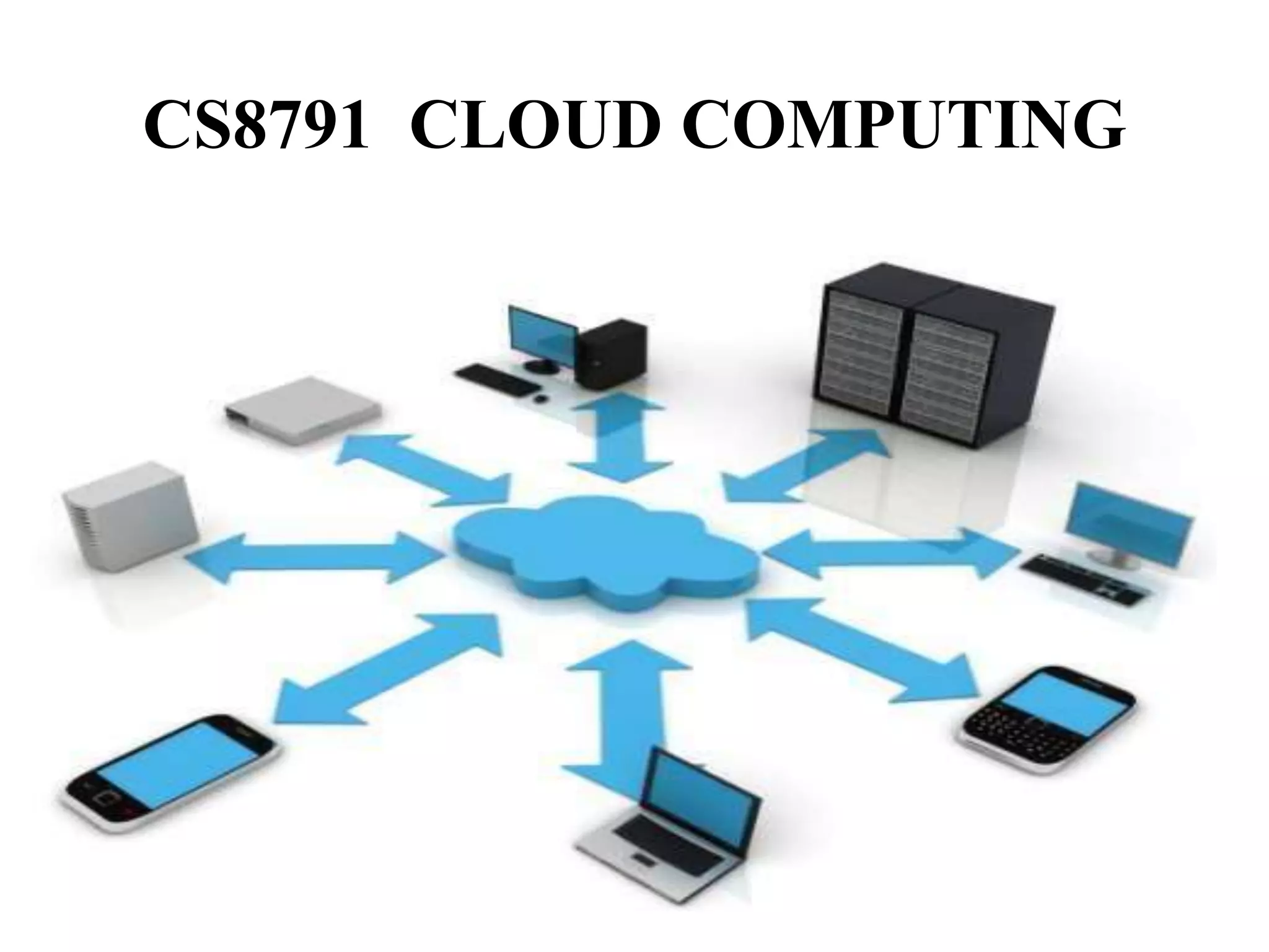 Cs8791 Cloud Computing Introduction New Ppt