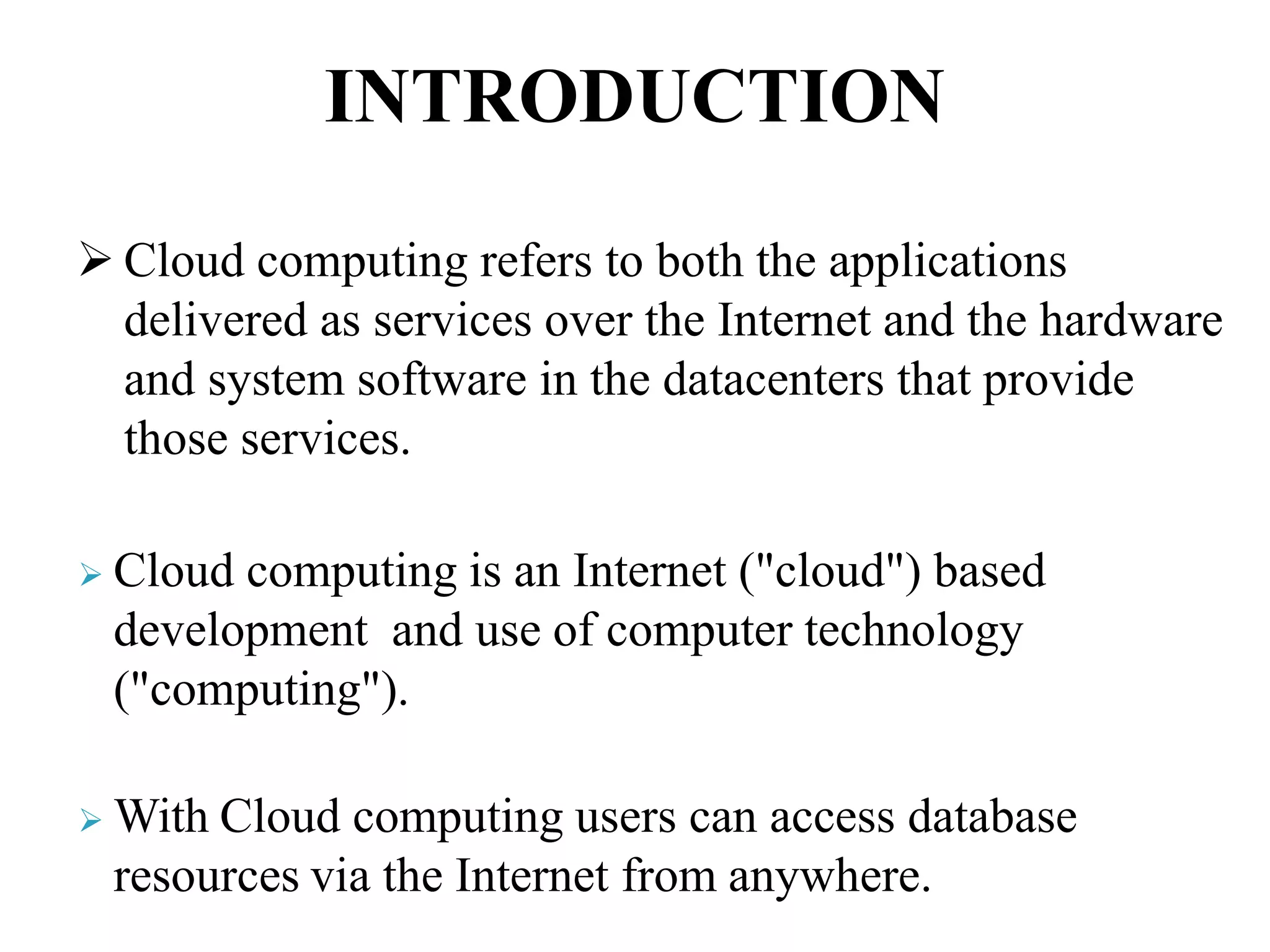 Cs8791 cloud computing introduction new | PPTX | Cloud Computing | Internet