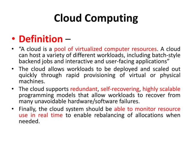 CS8791 CLOUD COMPUTING_UNIT-I_FINAL_ppt (1).pptx | Cloud Computing | Internet