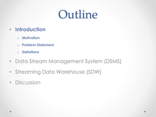 Data Stream Management | PPTX