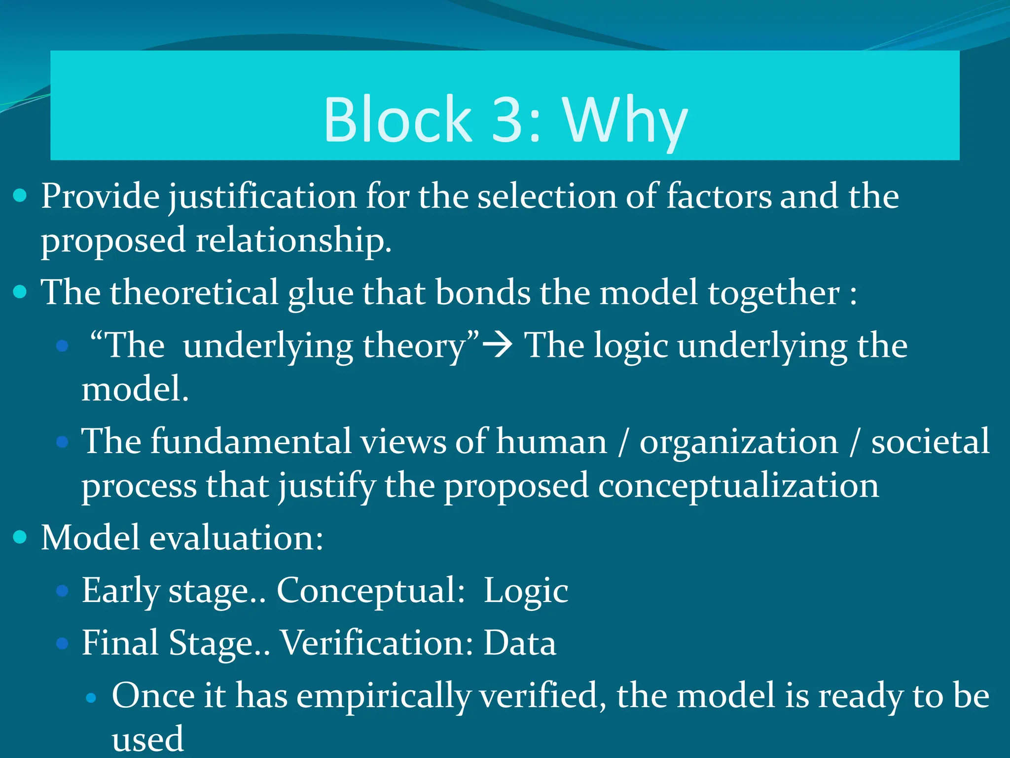 The building block of theory development | PPT