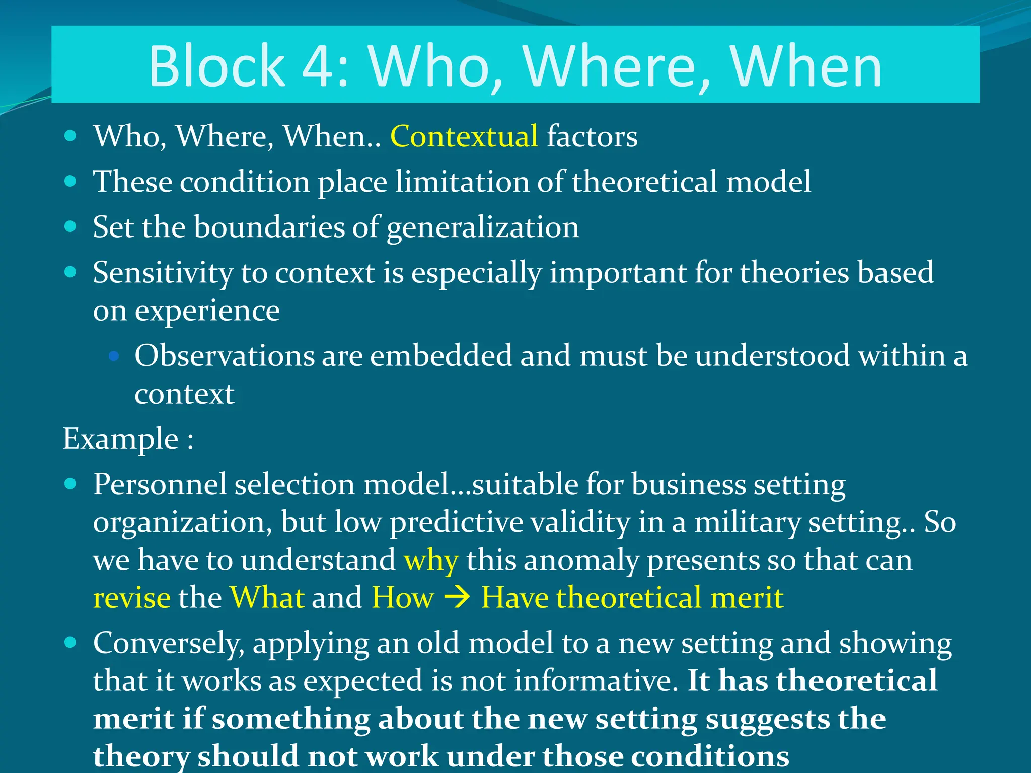 The building block of theory development | PPT