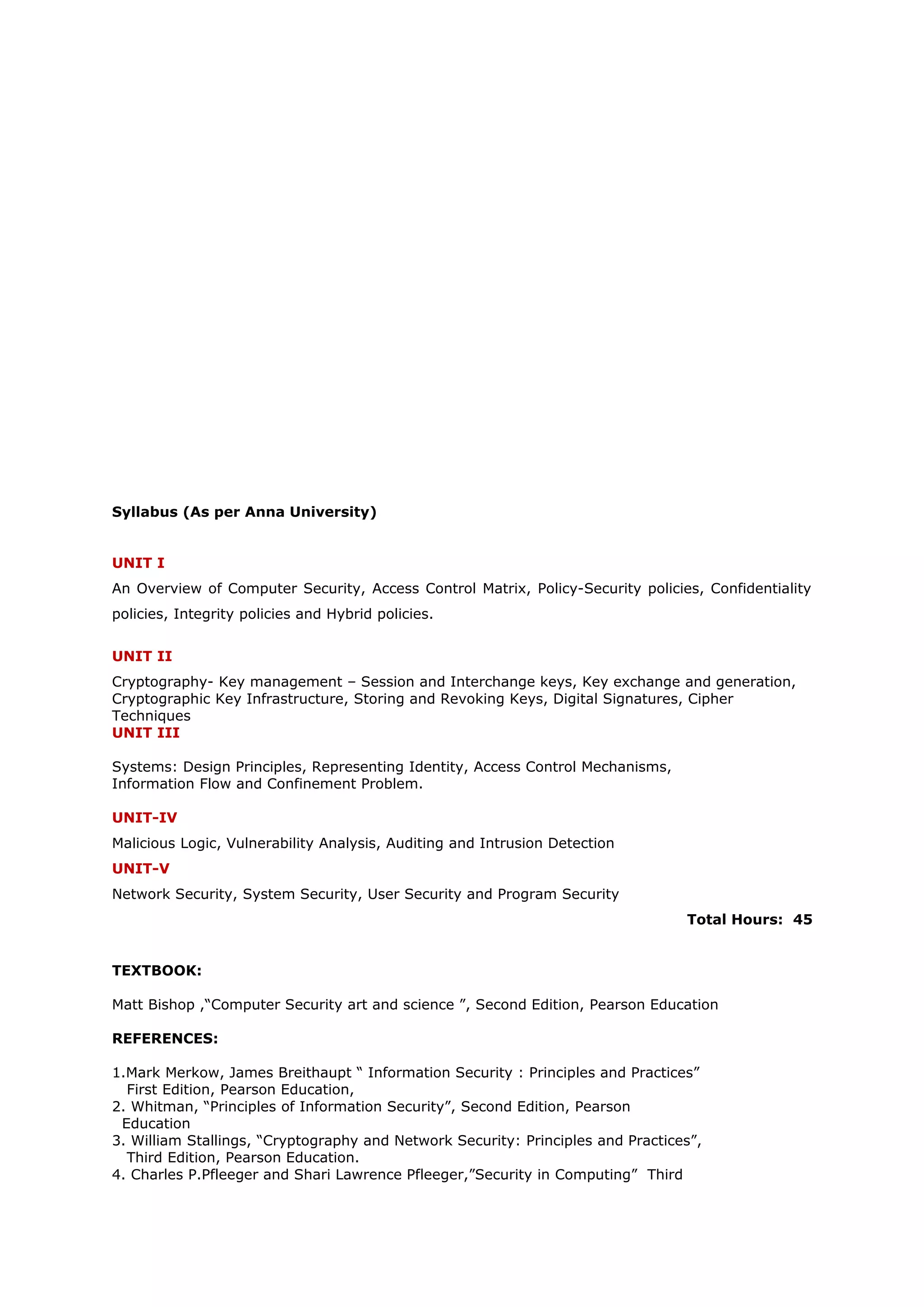 Cs9224 information security | DOC