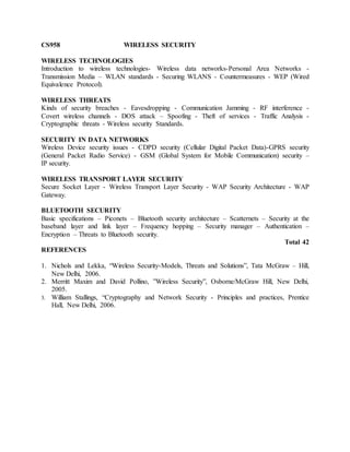 Wireless Security | PDF