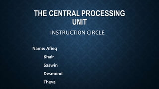 Central Processing Unit (Instruction Circle) | PPT