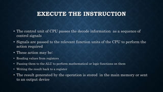 Central Processing Unit (Instruction Circle) | PPT