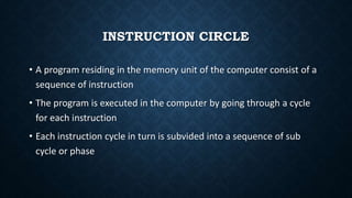 Central Processing Unit (Instruction Circle) | PPT