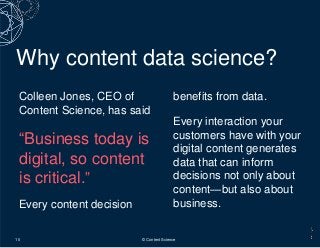 Content + Data Science Sample | PPT