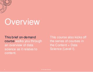 Content + Data Science Sample | PPT