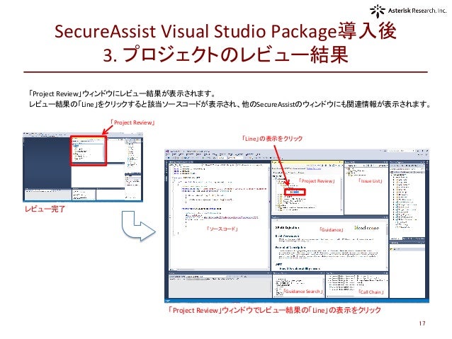 SecureAssist Visual Studio Package 導入ガイド