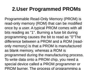 Memory Unit For engineering | PPT