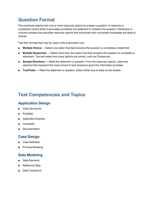 PEGA CSA7. 1 exam-blueprint | PDF