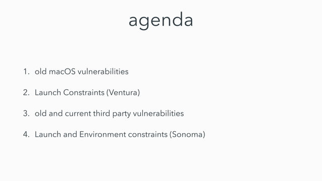 Launch and Environment Constraints Overview | PPT