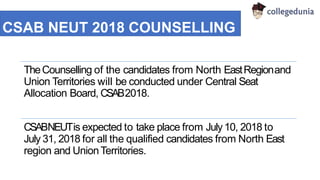 CSAB NEUT 2018 Counselling | PPTX
