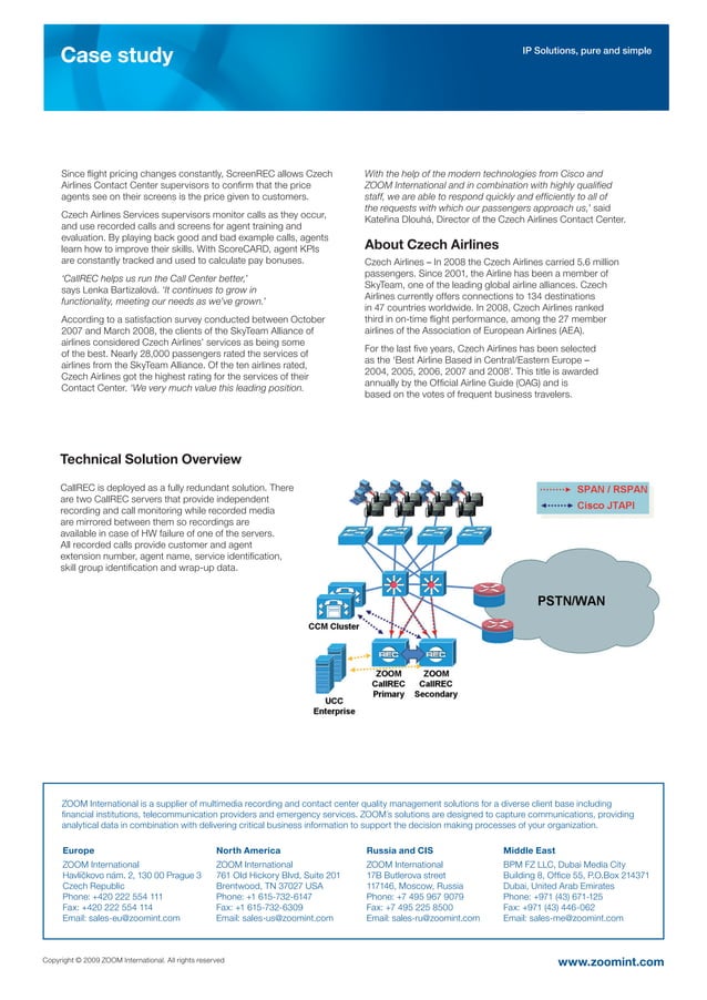 CSA Case Study - ZOOM | PDF