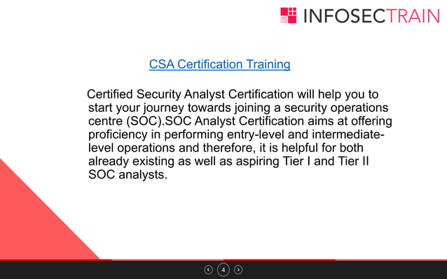 Csa certification training | PPT