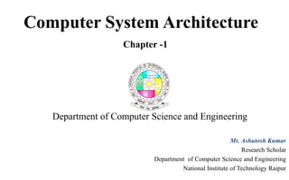 Computer System Architecture | PPT