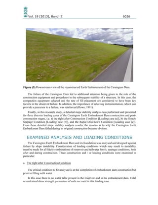 Detailed Slope Stability Analysis and Assessment of the Original ...