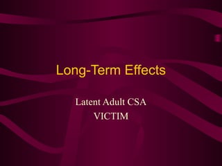 CSA & Christian Counseling considerations | PPT