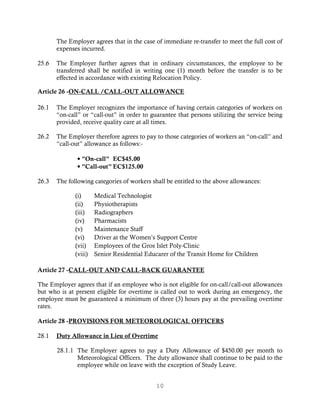 Csa collective agreement 2010 2013 | PDF