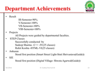 COMPUTER SCIENCE & ENGINEERING ACTION PLAN | PPTX