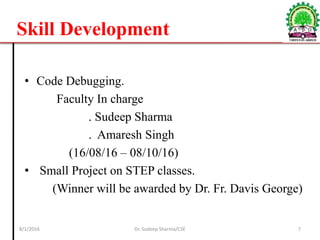 COMPUTER SCIENCE & ENGINEERING ACTION PLAN | PPTX