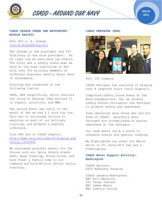 Csadd newsletter | PDF