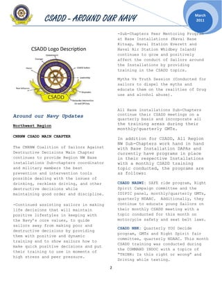 Csadd newsletter | PDF