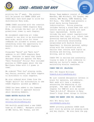 Csadd newsletter | PDF