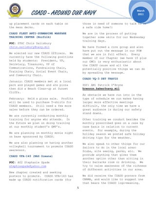 Csadd newsletter | PDF