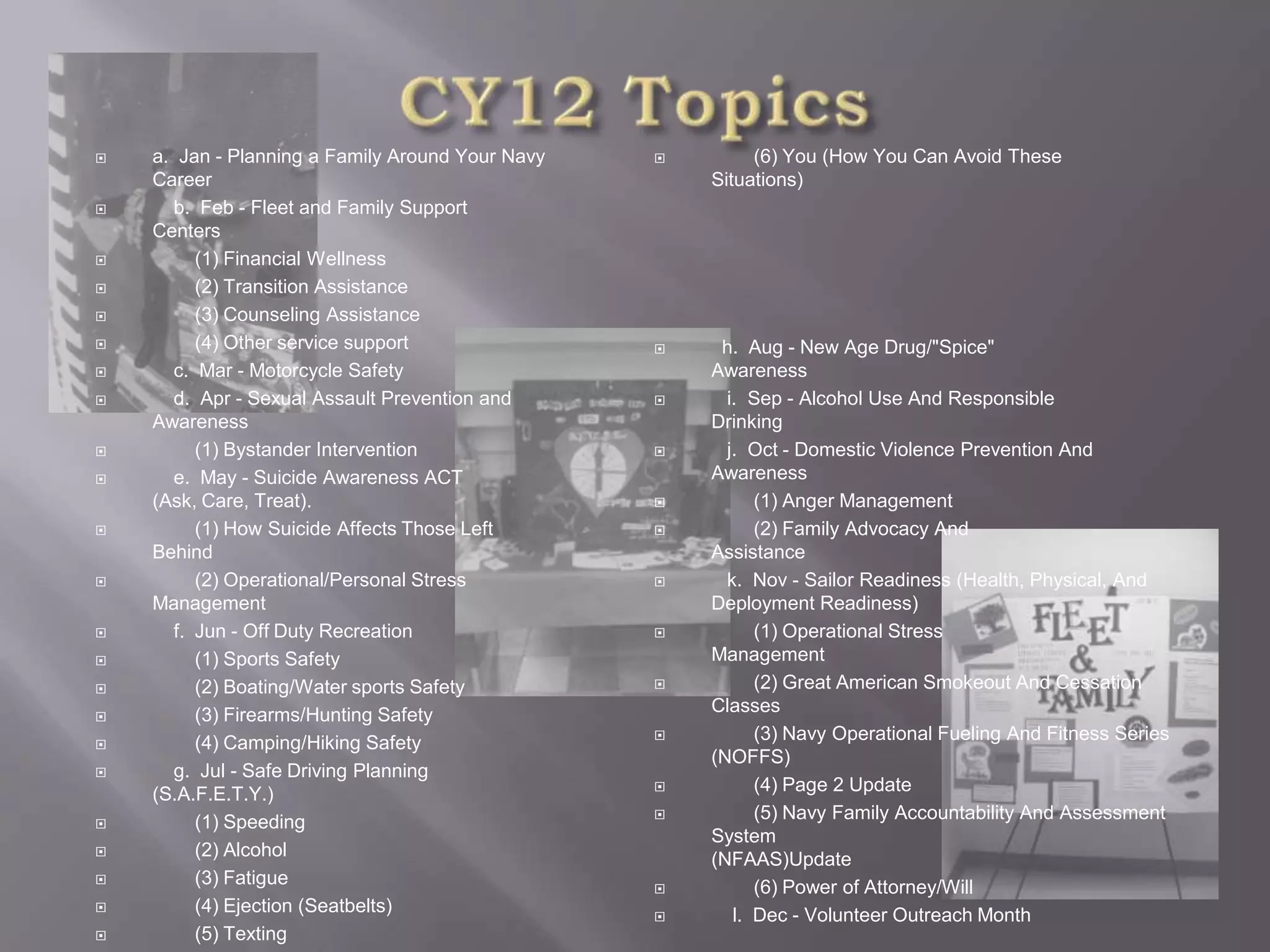 2012 Navy Region NW FCPO Symposium (CSAAD) | PPT