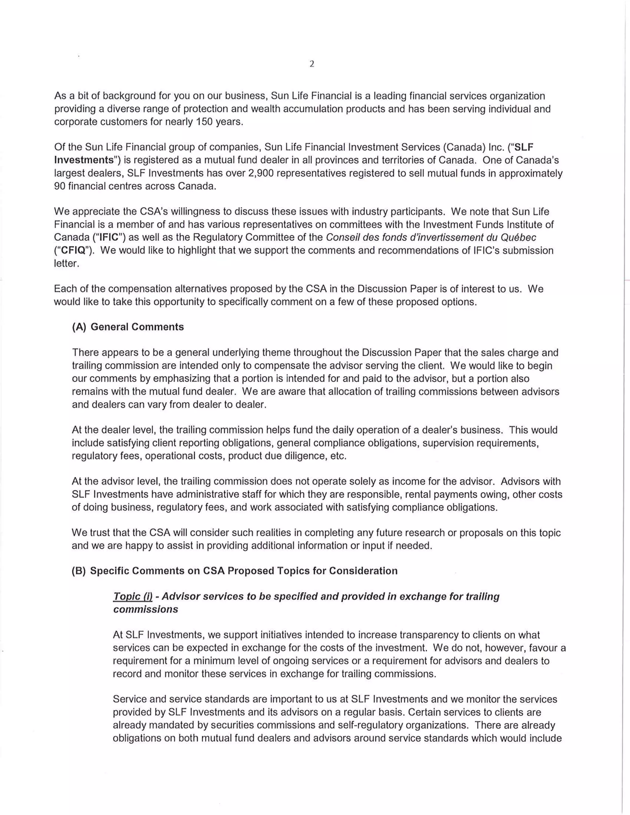 Csa discussion paper eng | PDF