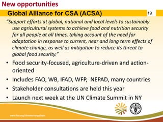 Csa epic implementation | PPTX | Agriculture | Industries