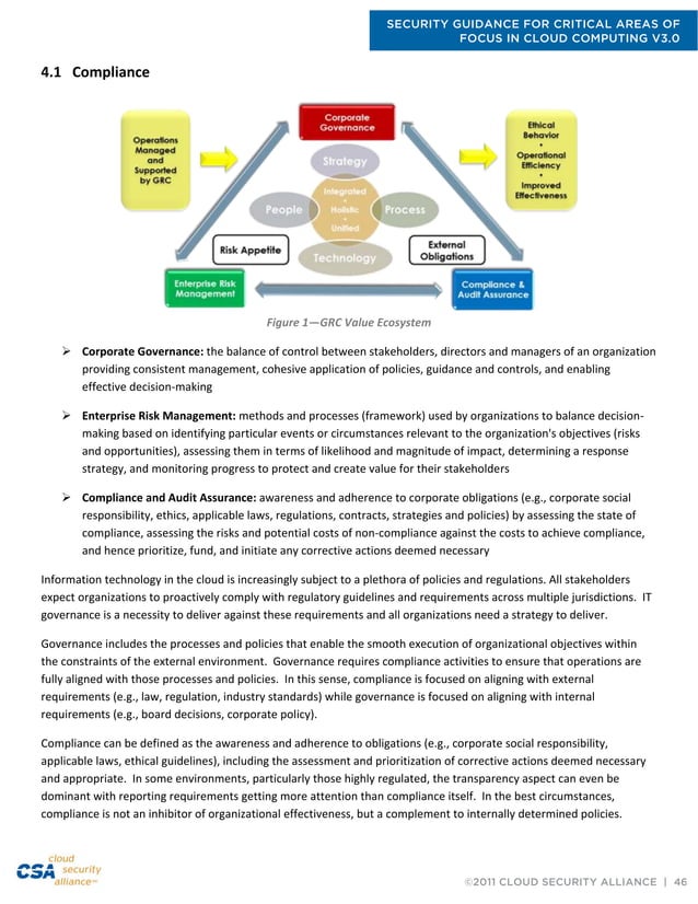 Cloud Security Alliance Guide to Cloud Security