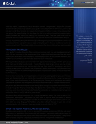 Case Study: Eldorado Streamlines Development with Rocket Aldon | PDF