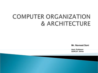 Computer Organization and Architecture. | PPT