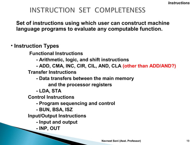 Computer Organization and Architecture. | PPT