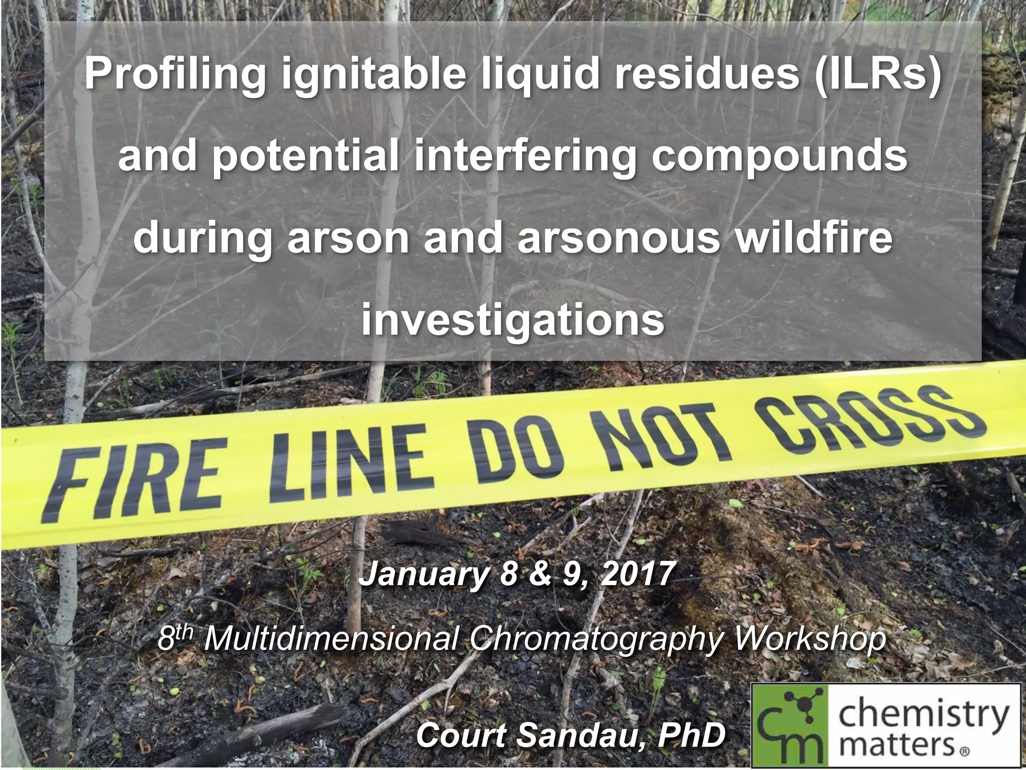 Profiling ignitable liquid residues (ILRs) and potential interfering ...